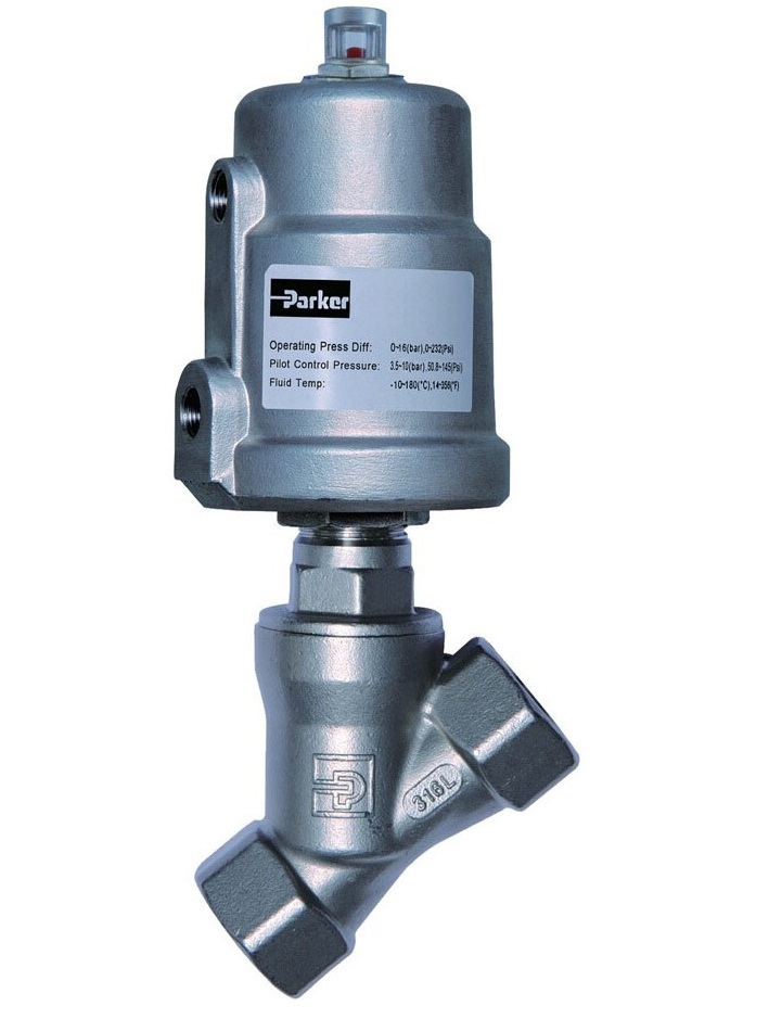 PA20SAN5S050A - Parker PA Series Angle Seat Valves | Wilson Company