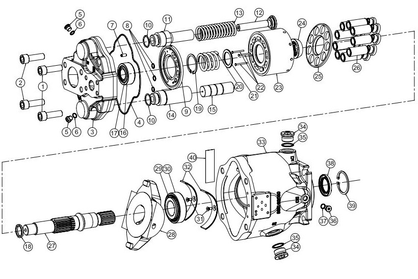 S2E-18158-5K - Parker Hydraulic Seal Kit | Wilson Company