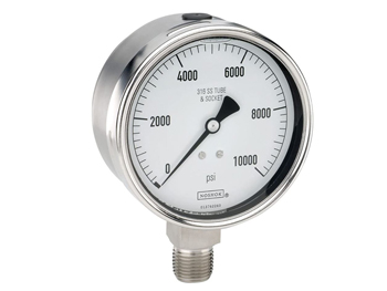 25-500-1500-PSI/KG/CM2 - NOSHOK - 500 Series Gauge - SS Case - Liquid ...